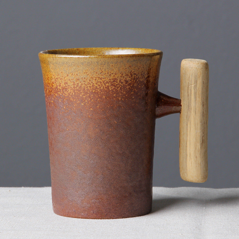 SoraMizu Ceramic Mug – Handcrafted Japanese-Style Stoneware – Olive & Tuck
