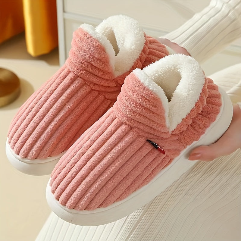 Corvella Winter Slippers – Plush-Lined Indoor & Outdoor Comfort – Olive ...