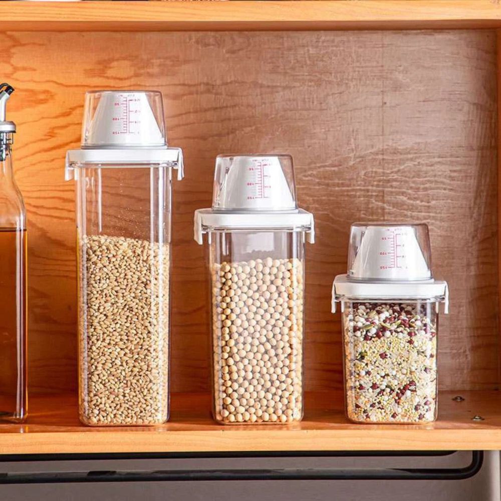 ClarityKeep Grain Container – Calm Storage for Modern Kitchens – Olive ...